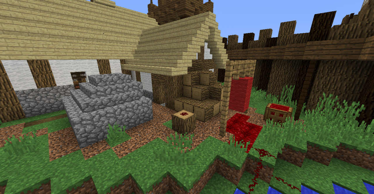 Motte and Bailey Castle Minecraft Map