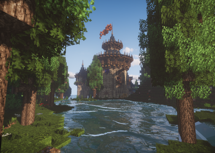 Medieval Trading Post Minecraft Map