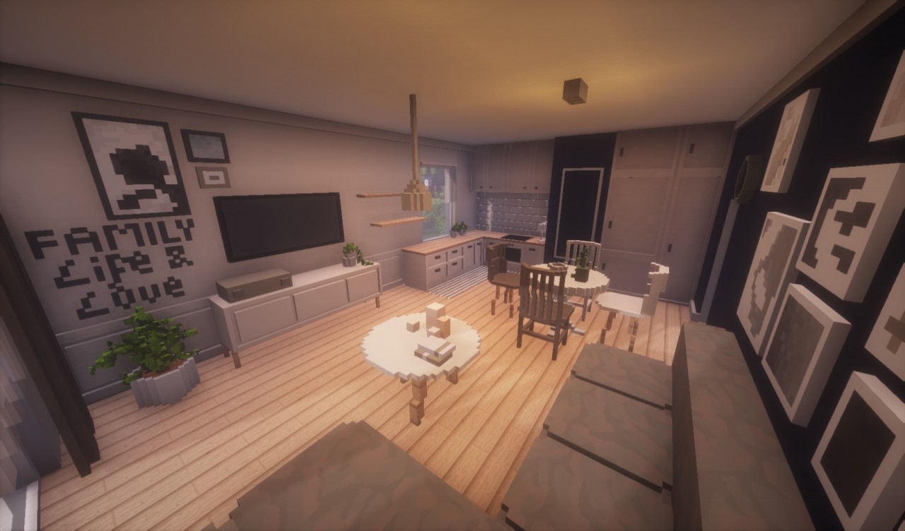 France house for couple (with little tiles mod) Minecraft Map