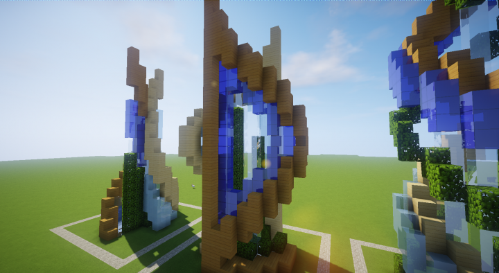 Futuristic Fountains Bundle (Download) Minecraft Map