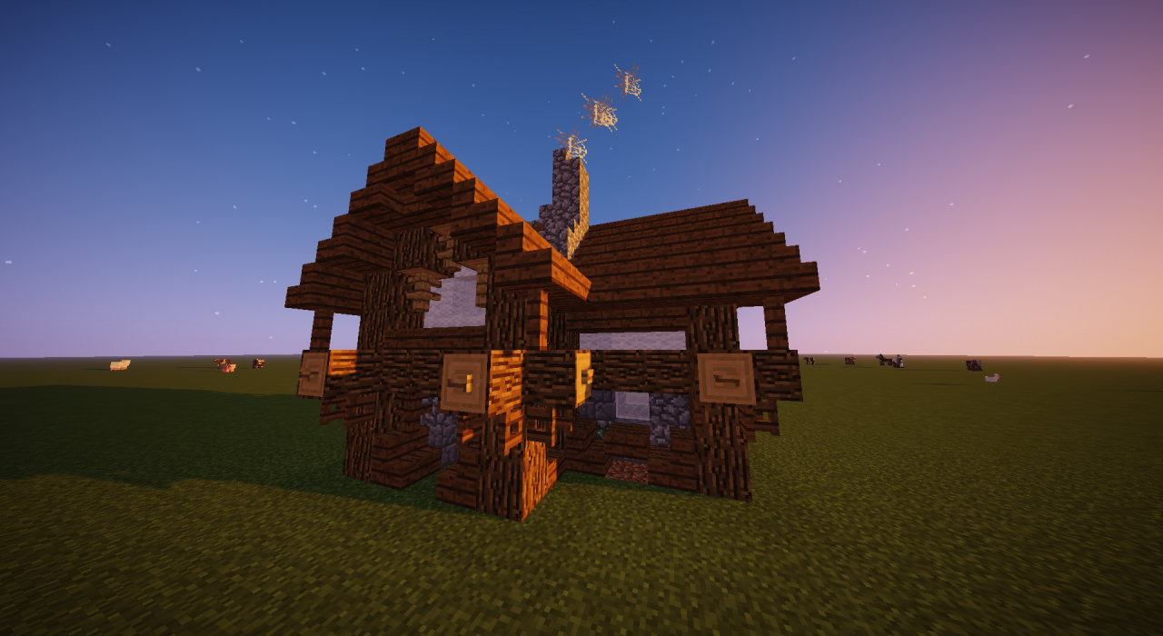 Small Medieval Rustic House Minecraft Map
