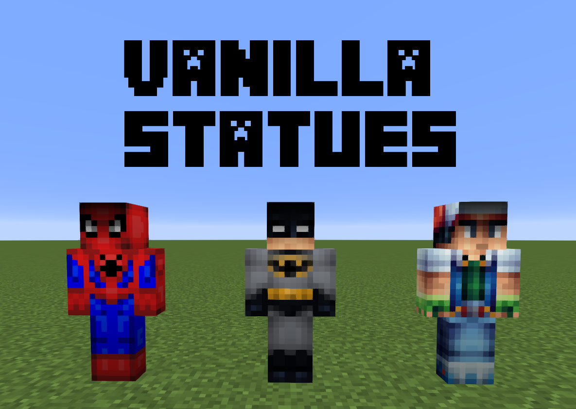 [1.12.2] Vanilla Statue Pack | Customizable Player Statues! (POP REEL ...