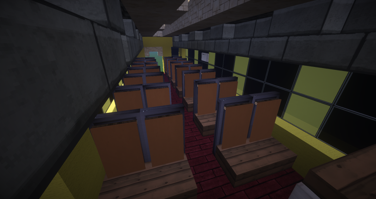 American Short School Bus Minecraft Map