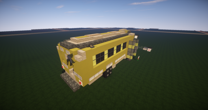 American Short School Bus Minecraft Map