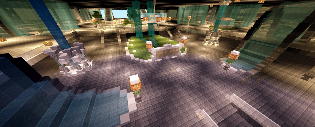 Big futuristic building Minecraft Map