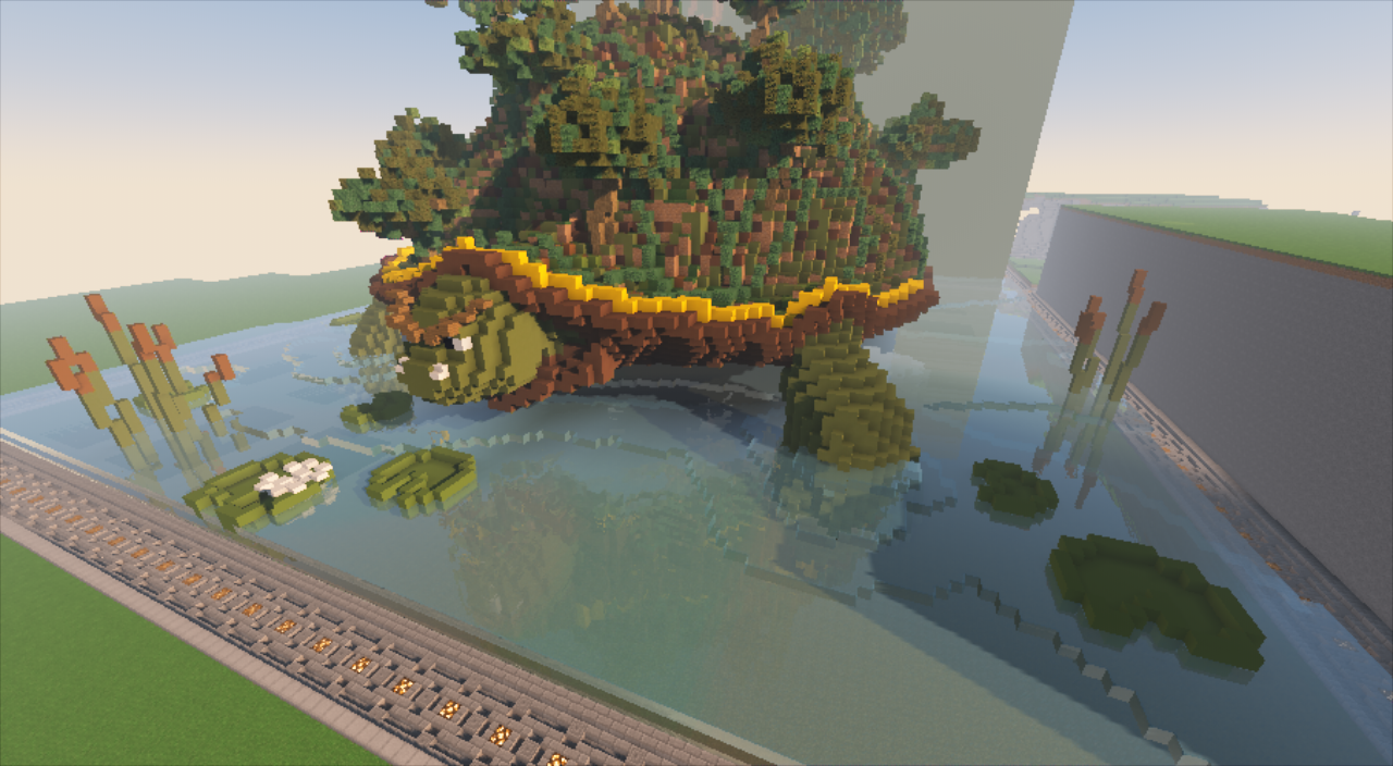 Giant Tree Swamp Turtle Minecraft Map