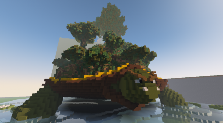Giant Tree Swamp Turtle Minecraft Map