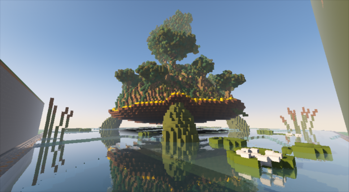 Giant Tree Swamp Turtle Minecraft Map