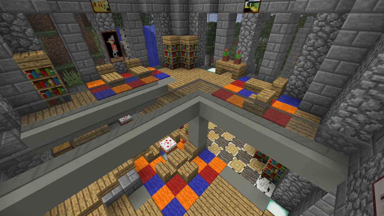 Modern Concrete Castle Minecraft Map