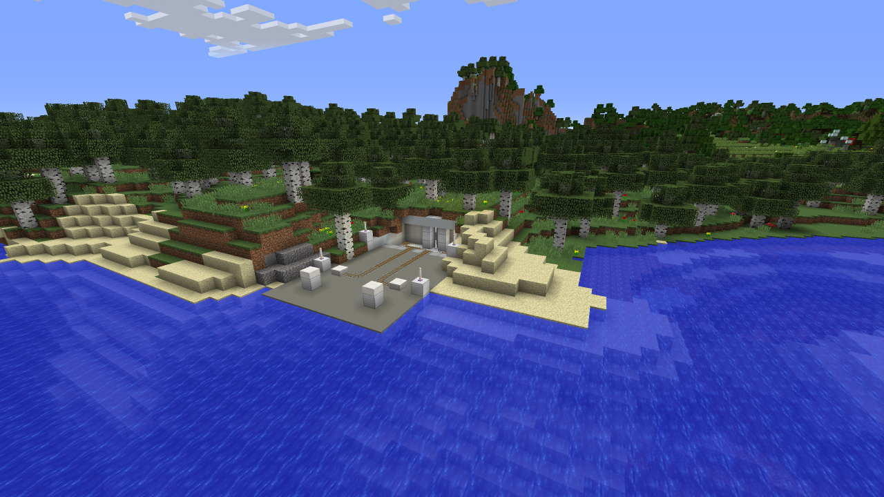 Modern Concrete Castle Minecraft Map