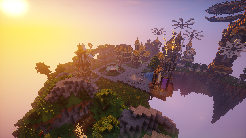 Hub SteamPunk Minecraft Map