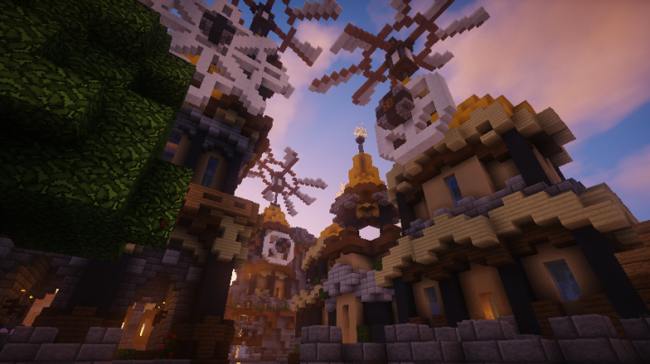 Hub SteamPunk Minecraft Map