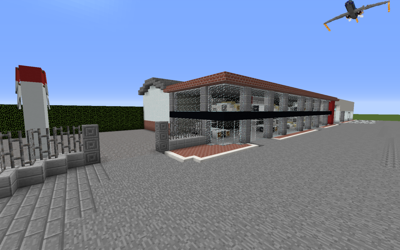 Citroën car dealership & garage Minecraft Map