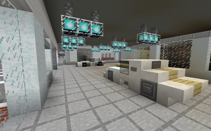 Citroën car dealership & garage Minecraft Map