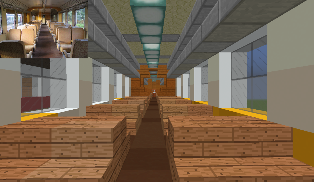 And The Iconic Schindler Passenger Cars Minecraft Map