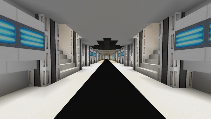 My first Spaceship! Minecraft Map