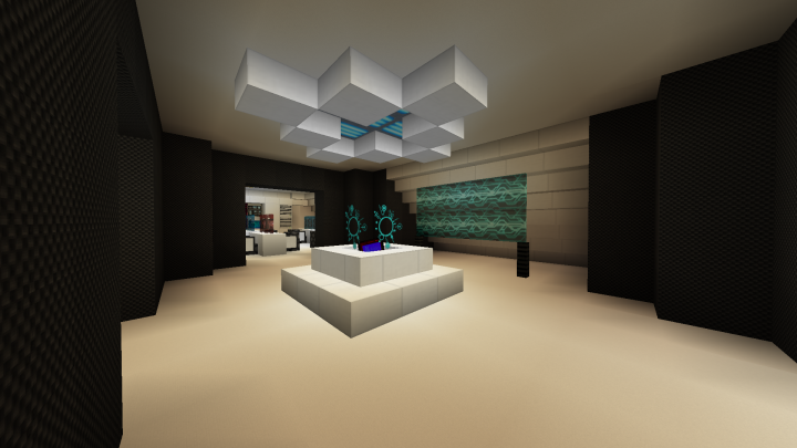 My first Spaceship! Minecraft Map