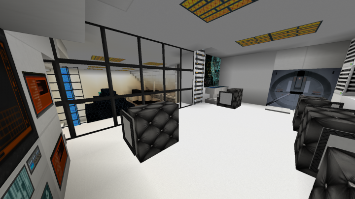 My first Spaceship! Minecraft Map