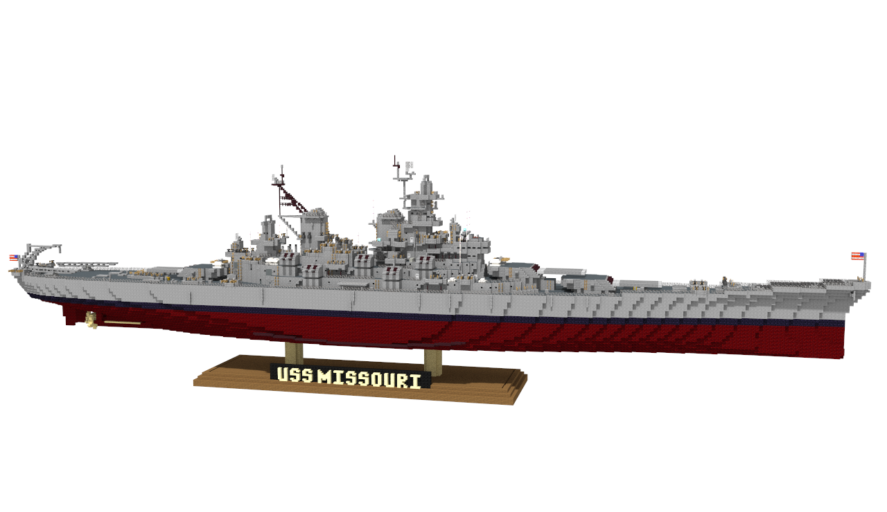 USS MISSOURI Minecraft Map