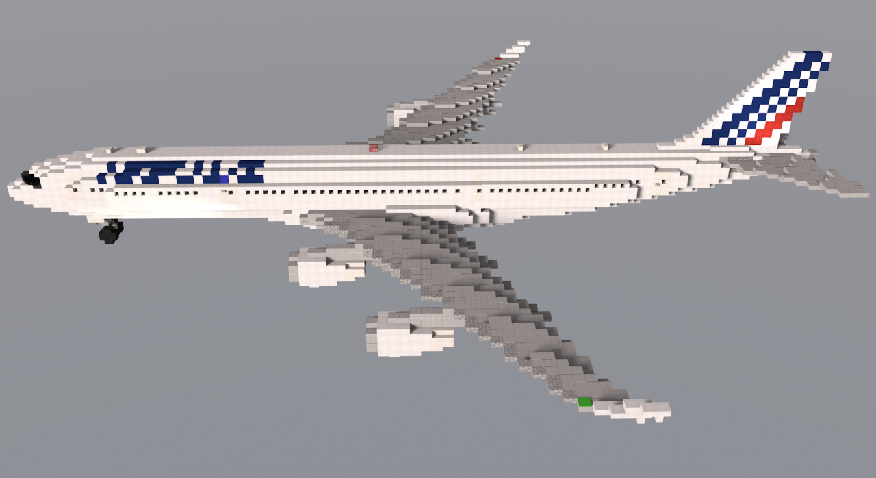 Avteam Airbus A340-300 Minecraft Map