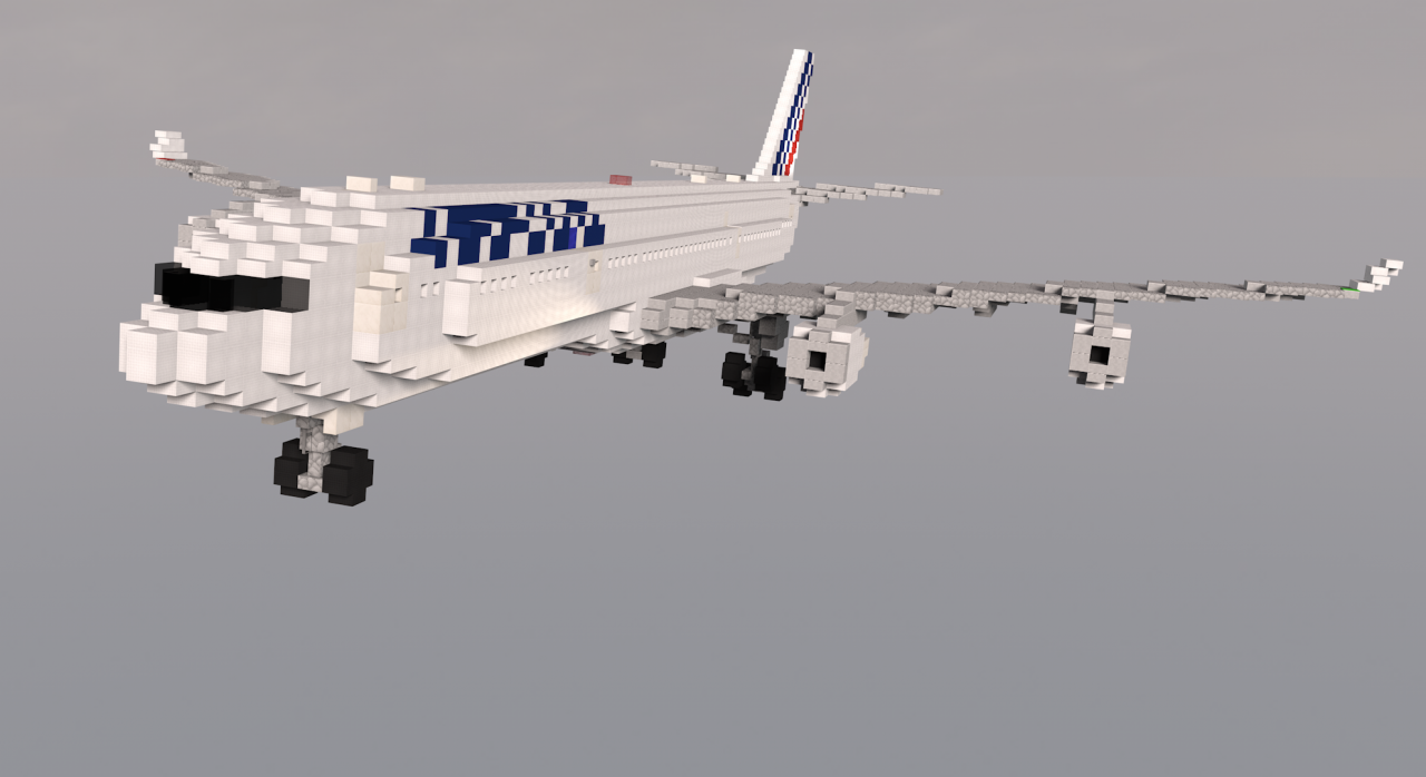 Avteam Airbus A340-300 Minecraft Map
