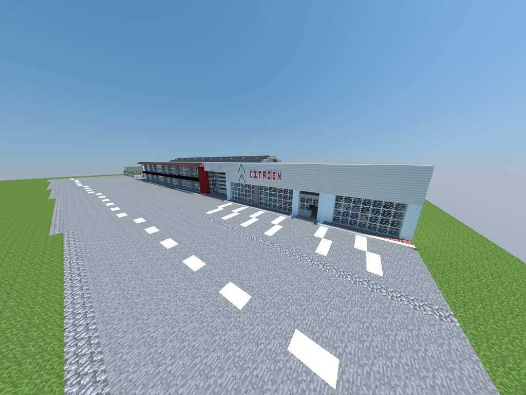 Citroën car dealership & garage Minecraft Map