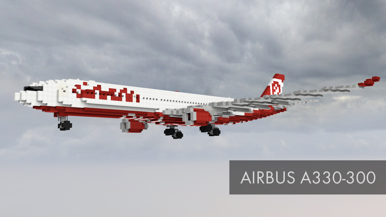 Avteam Airbus A330-300 Minecraft Map
