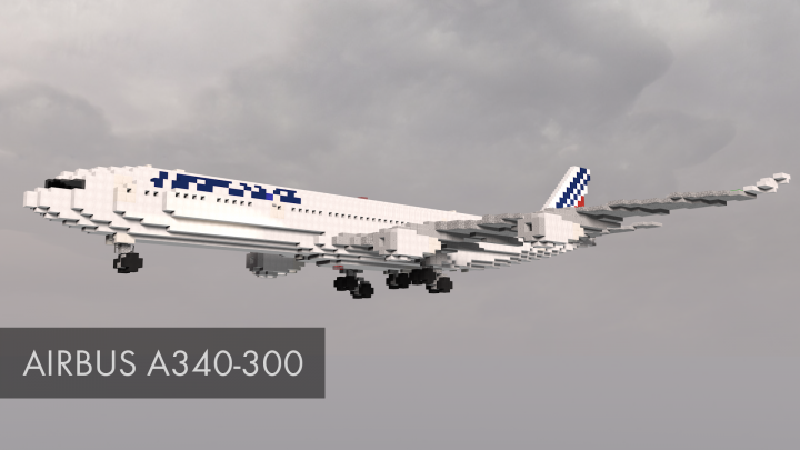 Avteam Airbus A340-300 Minecraft Map