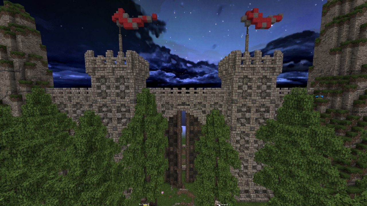Medieval/Fantasy Castle-Village! Minecraft Map