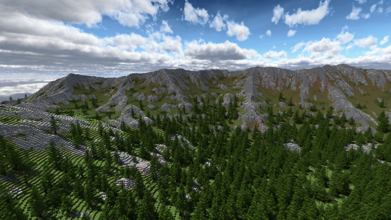 montain 1k Minecraft Map