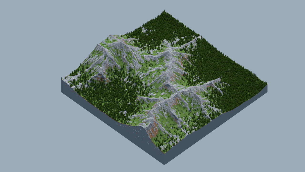 montain 1k Minecraft Map
