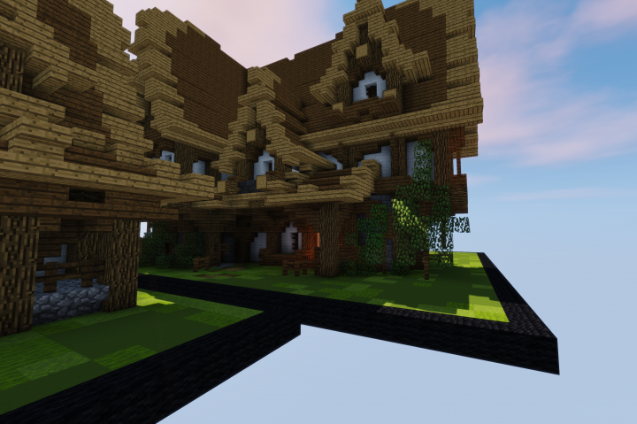 Buildpack - 6 Houses, 4 bushes, 2 trees Minecraft Map