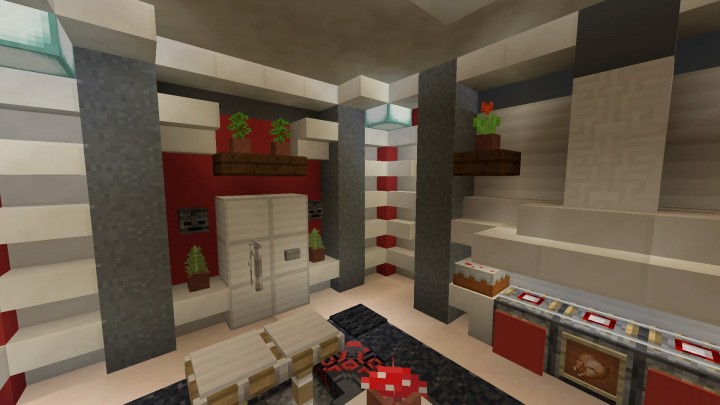 Minecraft my survival kitchen desing Minecraft Map