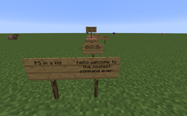 the best commands Minecraft Map