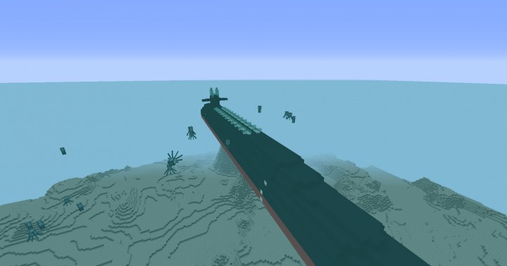USS Ohio Nuclear submarine (SSGN-726) Minecraft Map