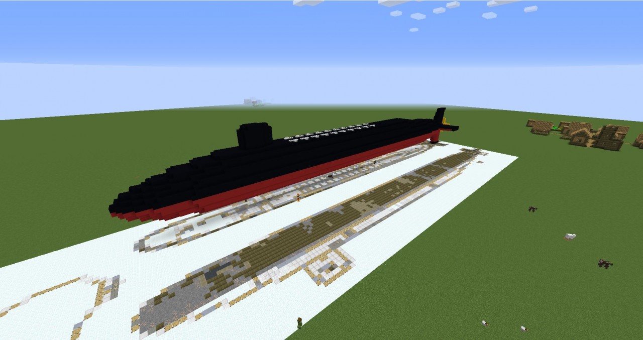USS Ohio Nuclear submarine (SSGN-726) Minecraft Map