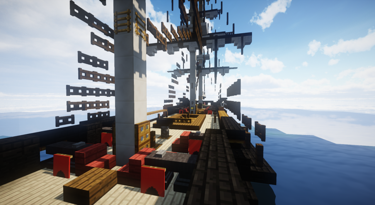 USS Constitution on FoxShot Minecraft Map