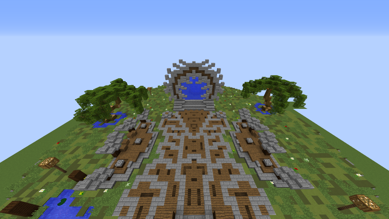 Medium Medieval Hub Minecraft Map