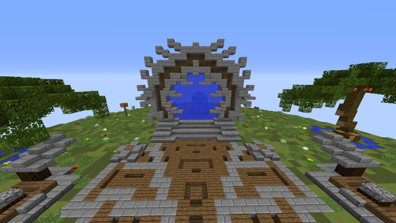 Medium Medieval Hub Minecraft Map