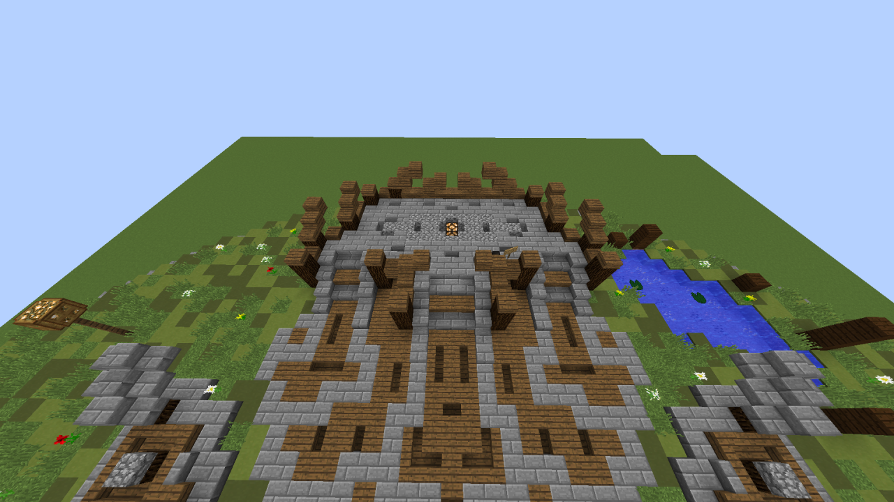 Medium Medieval Hub Minecraft Map