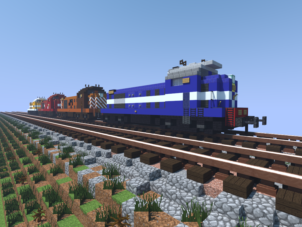 The Iconic English Electric 1400 Series Loco. Minecraft Map