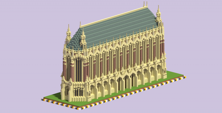 Collegiate Gothic Library Minecraft Map