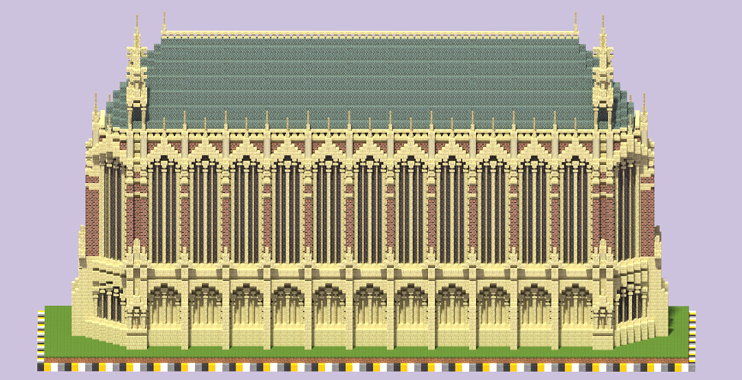 Collegiate Gothic Library Minecraft Map