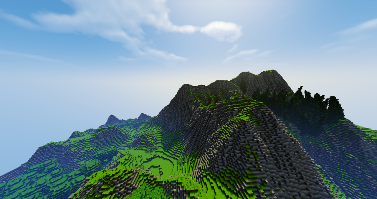 Mountainous Terrain Minecraft Map