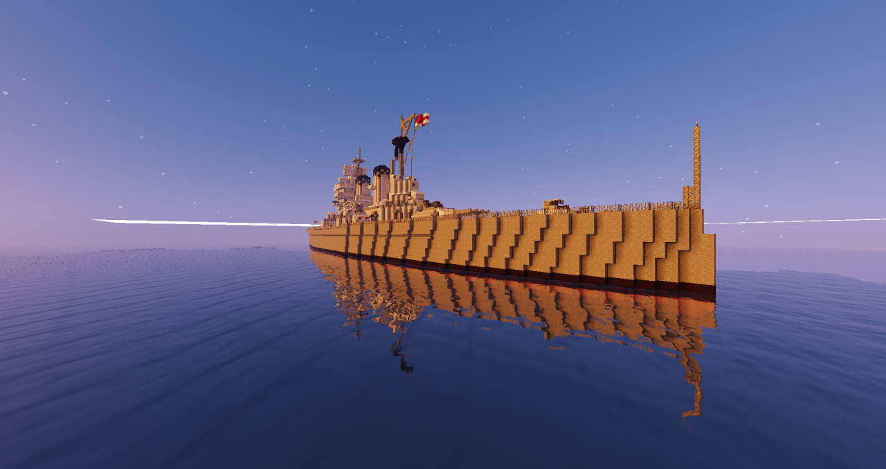 British Battleship King George V Minecraft Map