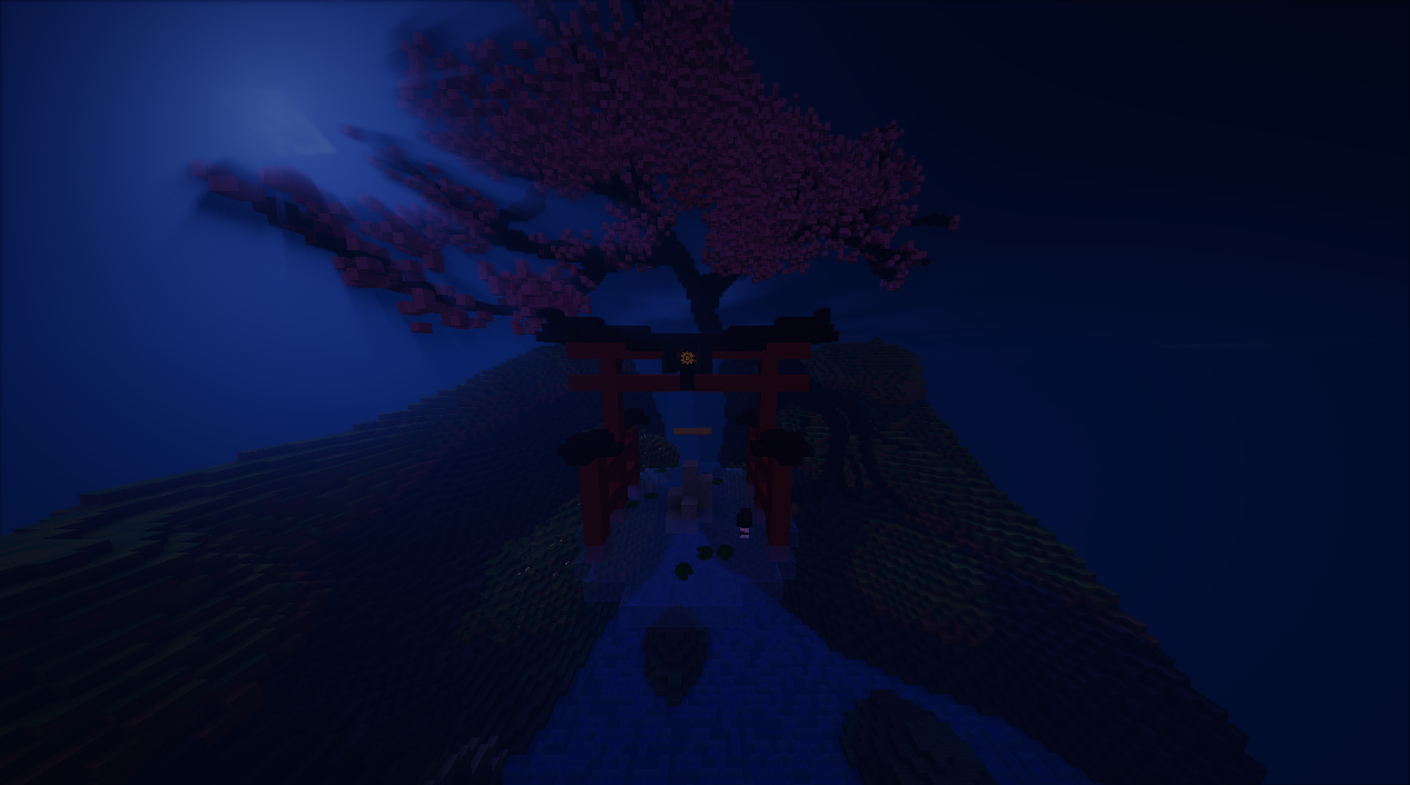 Sakura tree megabuild Minecraft Map