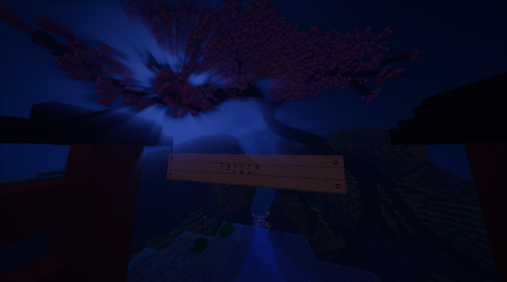 Sakura tree megabuild Minecraft Map