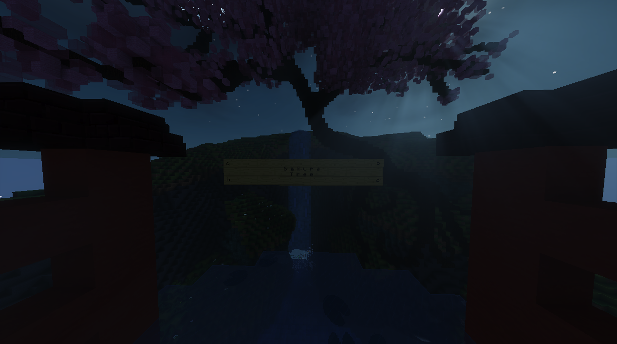 Sakura tree megabuild Minecraft Map