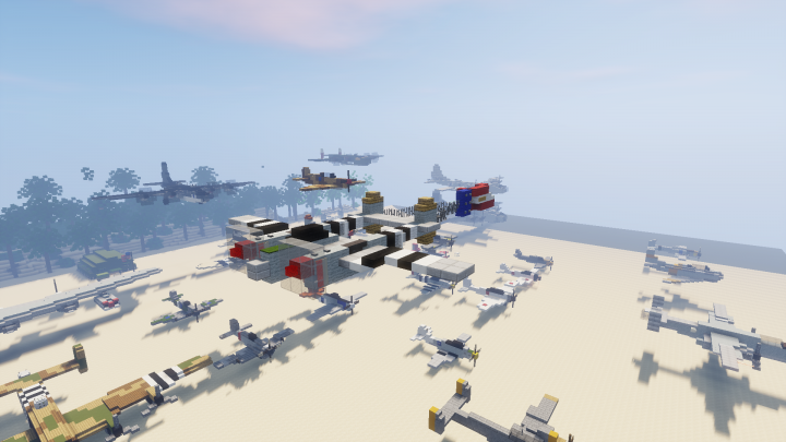 Warbirds-Pack Famous World War II AIrcraft 1,5:1UPDATE Minecraft Map
