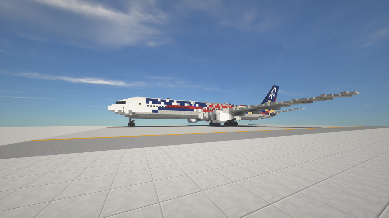 Avteam Boeing 767-400ER Minecraft Map